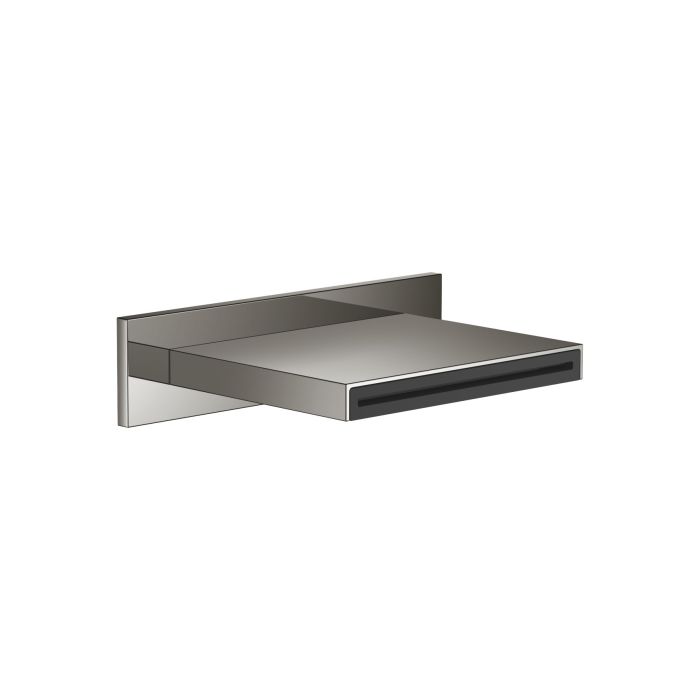 Dornbracht -WATER SHEET Cascade spout for wall mounting - Dark Chrome ...